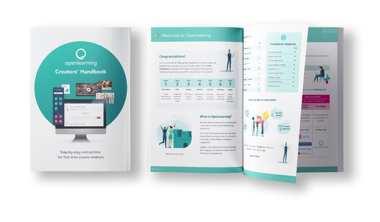 The OpenLearning Creators' Handbook: How to make an online course